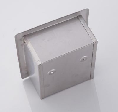 Cina Portante per carta da bagno montato a parete Costruzione in metallo Nero/metallo da pistola/polito/pulite in vendita