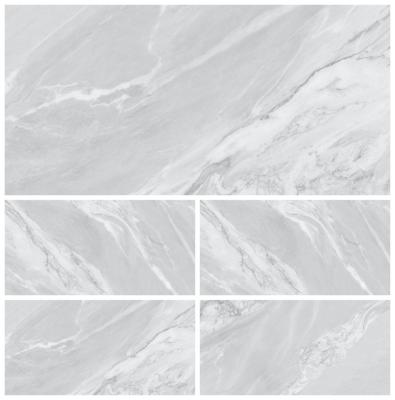 Cina Parete interna occasione porcellana lucidata piastrelle da pavimento in marmo grigio 60x120 stile moderno in vendita