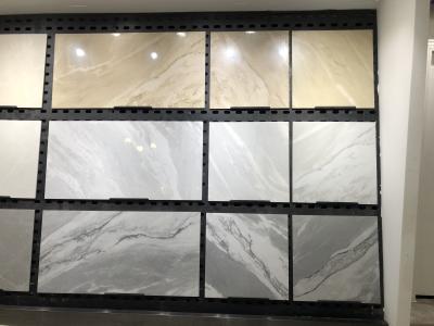 Cina Parete interna occasione porcellana lucidata piastrelle da pavimento in marmo grigio 60x120 stile moderno in vendita