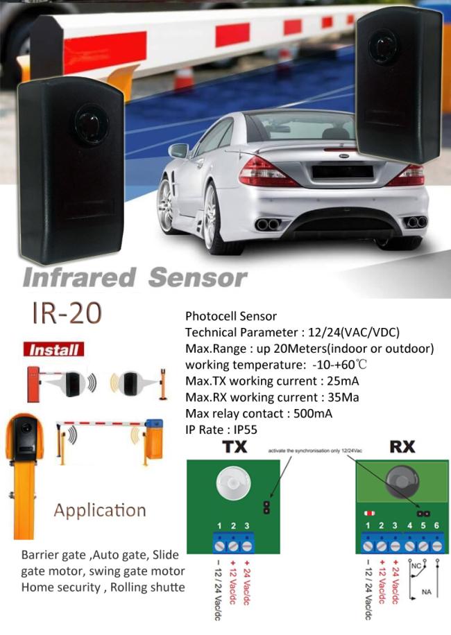 Infrared photocell