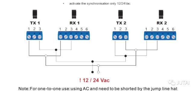 Infrared photocell wiring
