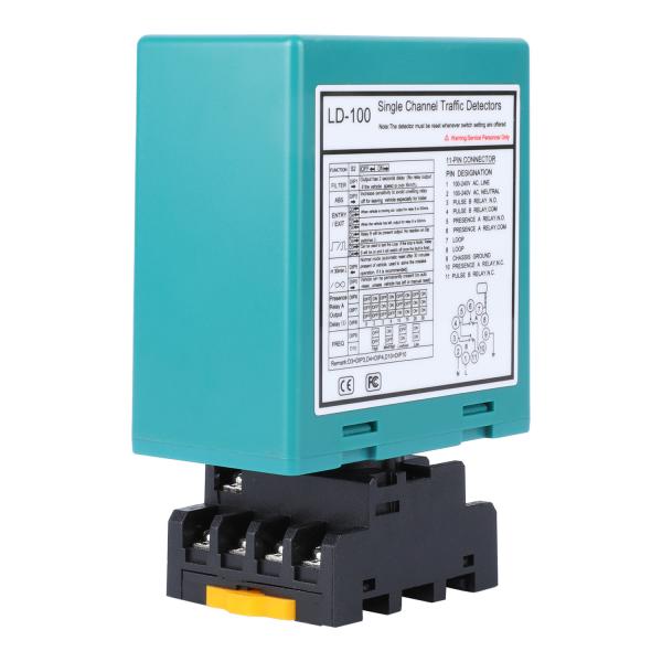 Quality Compact Rapid Response Single Channel Loop Detector 100VAC-240VAC for sale