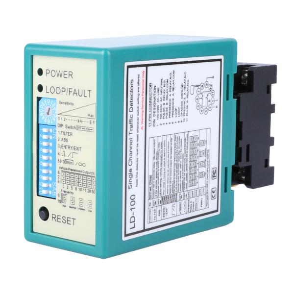 Quality Compact Rapid Response Single Channel Loop Detector 100VAC-240VAC for sale