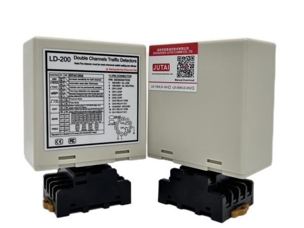Quality Environment Drifting Compensation Inductive Loop Detector Dual Channel for sale