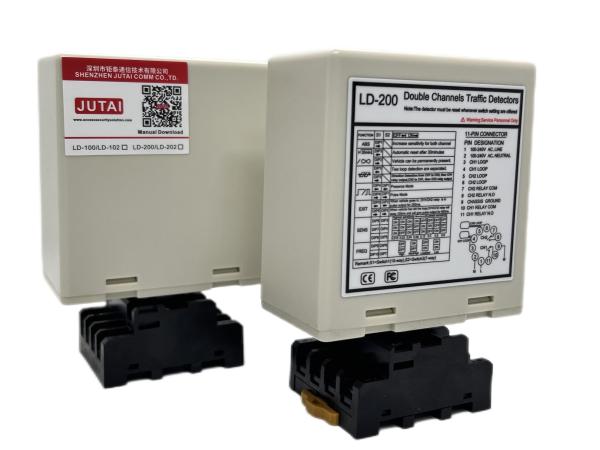Quality Environment Drifting Compensation Inductive Loop Detector Dual Channel for sale