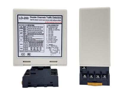 China Fast Response Time and High Sensitivity Compact Dual Channel Vehicle Loop Detector for Security Gate for sale