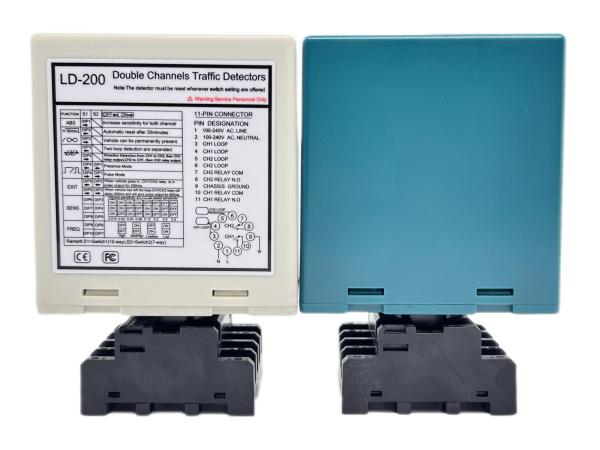Quality Environment Drifting Compensation Inductive Loop Detector Dual Channel for sale