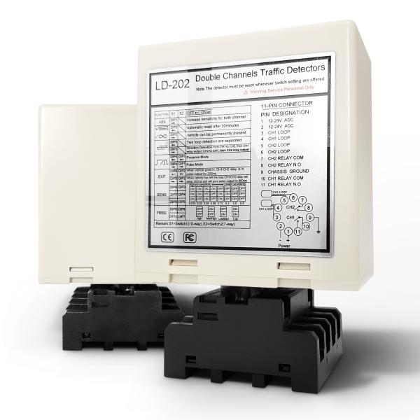 Quality Inductive Dual Channel Loop Detector For Vehicle Access Control for sale