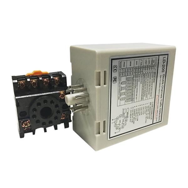 Quality White Vehicle Loop Detection System Dual Channel Traffic Light Loop Detector for sale
