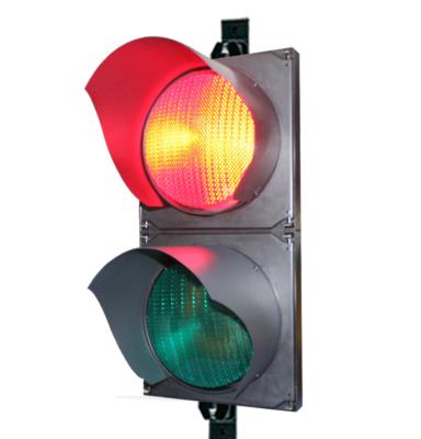 China JD312HF-C LED 2 licht verkeerssignaal voor voetgangers met een laag stroomverbruik for sale