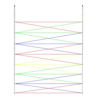 China Embedded Safety Light Curtain In Door Tracks For Seamless Integration With Cross-Beam Tech for sale