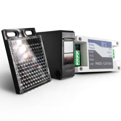 China Automatic Gate Reflective Safety Sensor Photoelectric Detector Short Circuit & Reverse Protection for sale