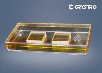 China O único cristal TGG do diâmetro 28x28x6 obstrui a grandada sintética do gálio do Terbium à venda