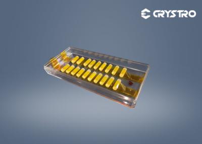 Cina Granato sintetico di vetro del diametro 5mm dei cristalli a magneto ottico di Faraday in vendita