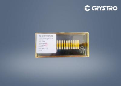 中国 25mm磁気光学TB3Ga5O12 TGGの水晶の高いFeldの定数 販売のため
