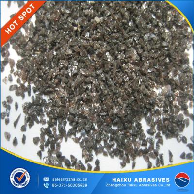 China Manufacturer brown fused alumina brown corundum brown aluminum oxide brown emery grain sand for blasting for sale