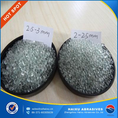 China high roundness Glass beads for blasting and grinding china manufacturer for sale