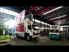 SHACMAN 4x2 Mobile LED Screen Truck