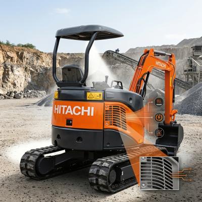 China Garden-Ready Used Hitachi ZX30U Mini Excavator 3 Ton with Rubber Tracks Fitted for sale