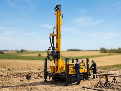 China Self-Propelled Crawler Water Well Drilling Rig 300m Depth 105-350mm Borehole JKS300B for sale