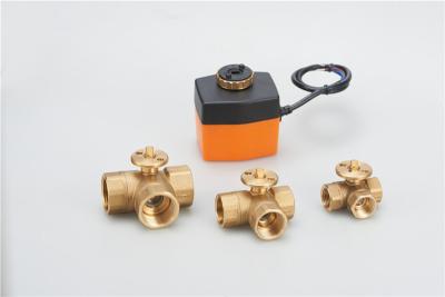 中国 電気アクチュエーターによって取付けられる蛇口3の方法球弁モーターを備えられた制御 販売のため