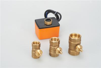 中国 230V ACモーター電気作動させた弁、3ポイント制御電気作動させた球弁 販売のため