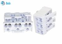 China 3 Pole Push Wire Connector Quick Terminal Block Suitable For Joining Solid Or Stranded Wires No Tools Needed for sale