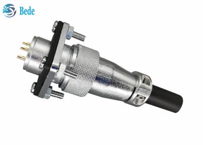 Cina 9 10 12 14 connettori circolari di Pin 400V 5A WS20 con la copertura antipolvere quadrata e del flangia in vendita
