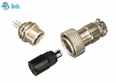 China GX16 van de Uitrustingenpcb van de luchtvaartschakelaar het Lassenstijl 7~10 Pin Plug And Socket 4A 200V Te koop