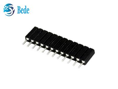 China 1x12Pin 2.54mm Pitch Single Row Stright Female Header SIP Socket for sale