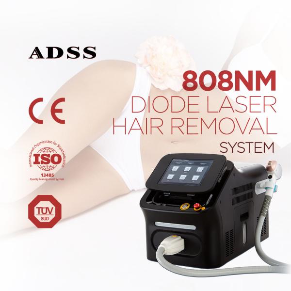 Quality ADSS Hair Removal 808nm Diode Laser Salon Use Laser Hair Removal Machine With Skin Rejuvenation Laser for sale