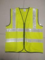 Quality PVC Reflective Safety Vest High Visibility Construction Safety Vest 120 Grams for sale