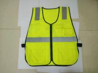 Quality Multiple Pocket Polyester Safety Vest 120g Personalised Hi Vis Vest for sale