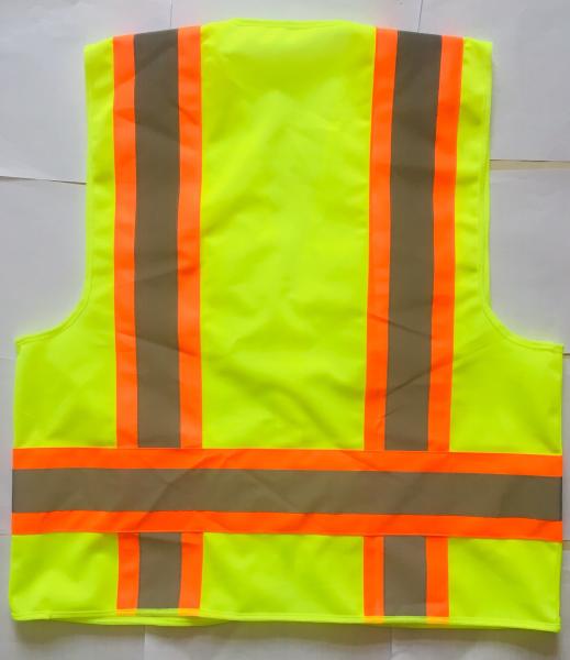 Quality 120 Grams Reflective Safety Vest Highway High Visibility Vest With Pockets for sale