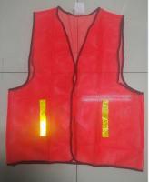 Quality Net Type Orange Mesh Safety Vest for sale