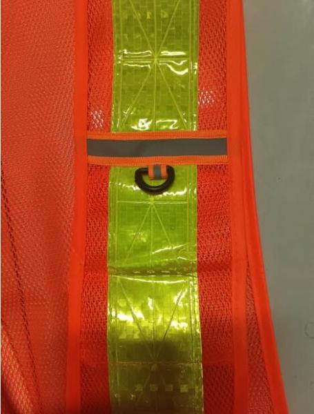 Quality Reflective Mesh Safety Vest With Pockets for sale