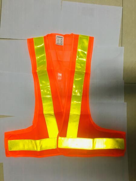 Quality Traffic Class 2 Mesh Safety Vest 120gram Orange Safety Vest Mesh for sale