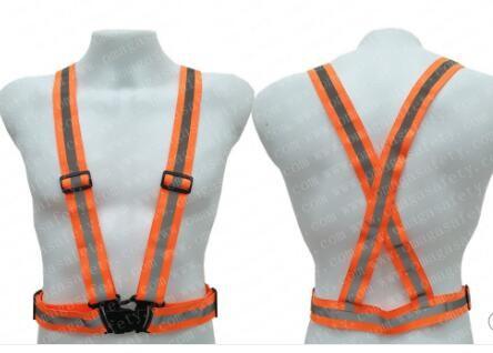 Quality 1.5cm-4cm Reflective Safety Belt Elastic High Visibility Belt for sale