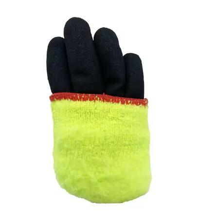Quality 24cm 25cm Winter Work Gloves Waterproof Nitrile Coated Cut Resistant Gloves for sale