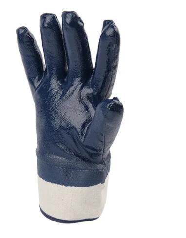 Quality Blue Chemical Resistant Nitrile Gloves Waterproof Work Gloves Oil Resistant for sale