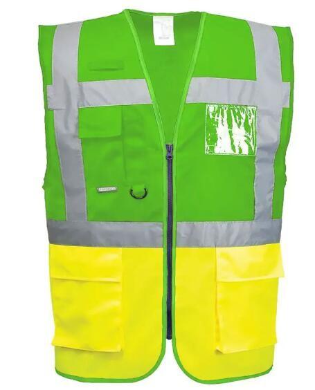 Quality Construction Site Men'S Safety Vest 110gram Security High Vis Vest for sale