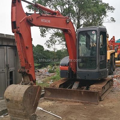 China Hitachi in stock Used mini digger Japanese HITACHI 55 for sale/Second hand Small Crawler Excavator good condition HITACHI 55 for sale