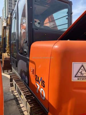 Cina Hitachi in magazzino mini escavatore giapponese usato HITACHI 70 in vendita/seconda mano Piccolo escavatore a trascinamento in buone condizioni HITACHI 70 in vendita