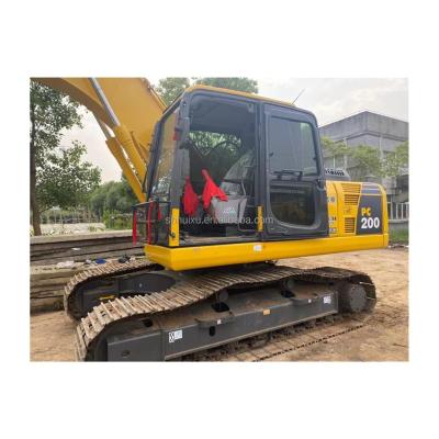 China Komatsu Second hand hydraulic crawler excavator good quality Used digging machine Japan origin  used komatsu pc200-8 excavator Komatsu Excavator for sale