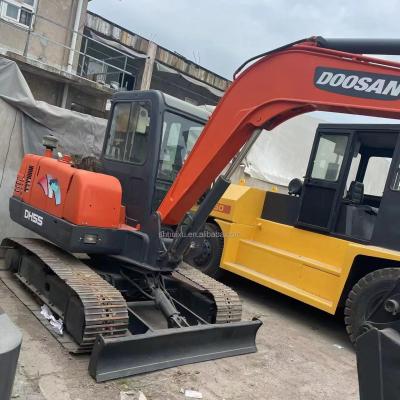 China Doosan hot sale used excavators doosan 55 , Doosan DH55 Digger Mini Used Excavator for sale