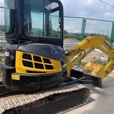 China Used  mini excav price Kobelco 35SR second hand mini excav digger used machinery 3.5 ton hydraulic crawler backhoe digger for sale