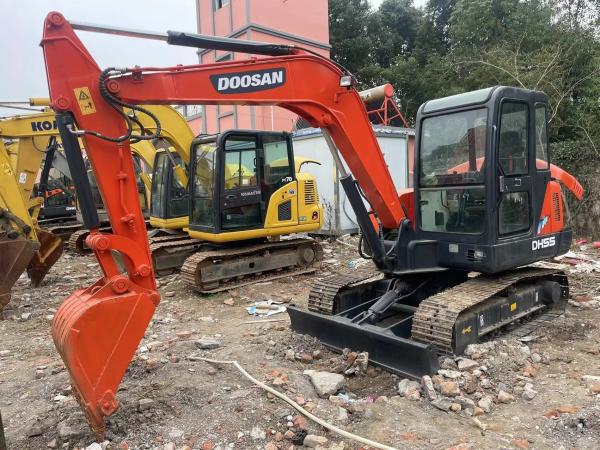 Quality Doosan DH55 DX55 DH60 DX60 Used Excavator 5.25 Ton Crawler Excavator for sale