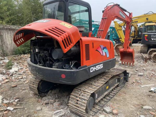 Quality Doosan DH55 DX55 DH60 DX60 Used Excavator 5.25 Ton Crawler Excavator for sale