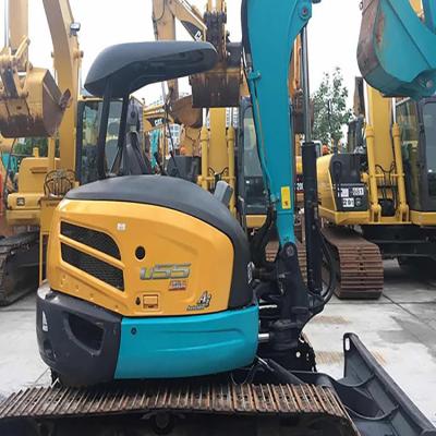 China Used mini excavator Kubota U55 seond hand Kubota small excavator Japan original Kubota U55 mini digger for sale