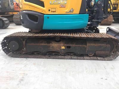 China Used mini excavator Kubota U55 seond hand Kubota small excavator Japan original Kubota U55 mini digger for sale